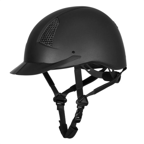TuffRider Carbon Fiber Grill Starter Riding Helmet