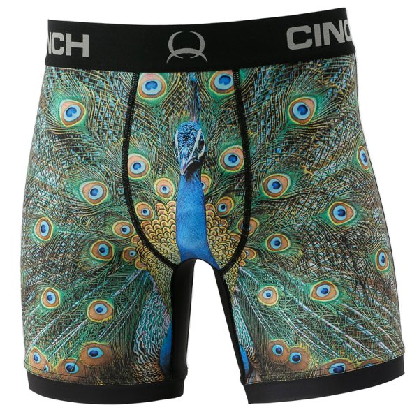 Cinch 6 Inch Peacock Boxer Briefs