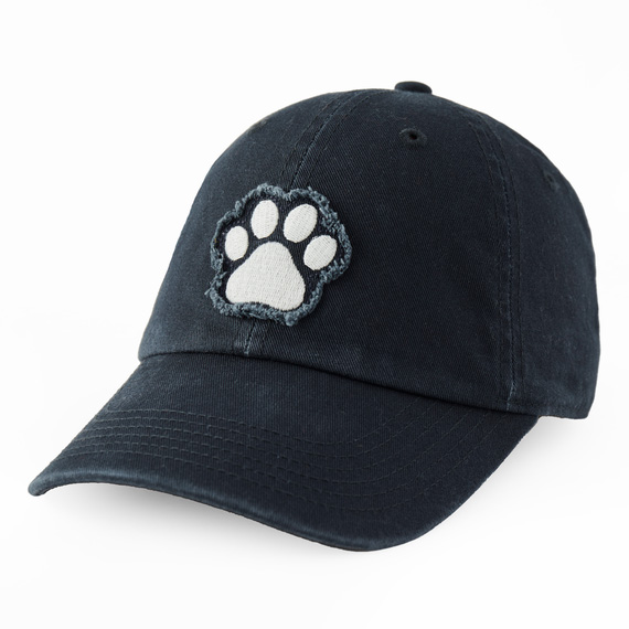 Life Is Good Pet Paw Tattered Chill Cap
